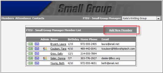 Assigning Group Members
